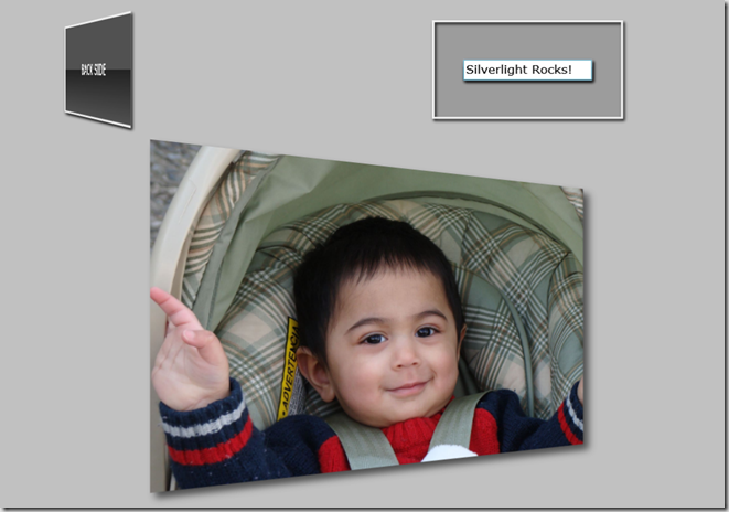 3D Flipper Control – Using Silverlight 3.0 Plane Projection